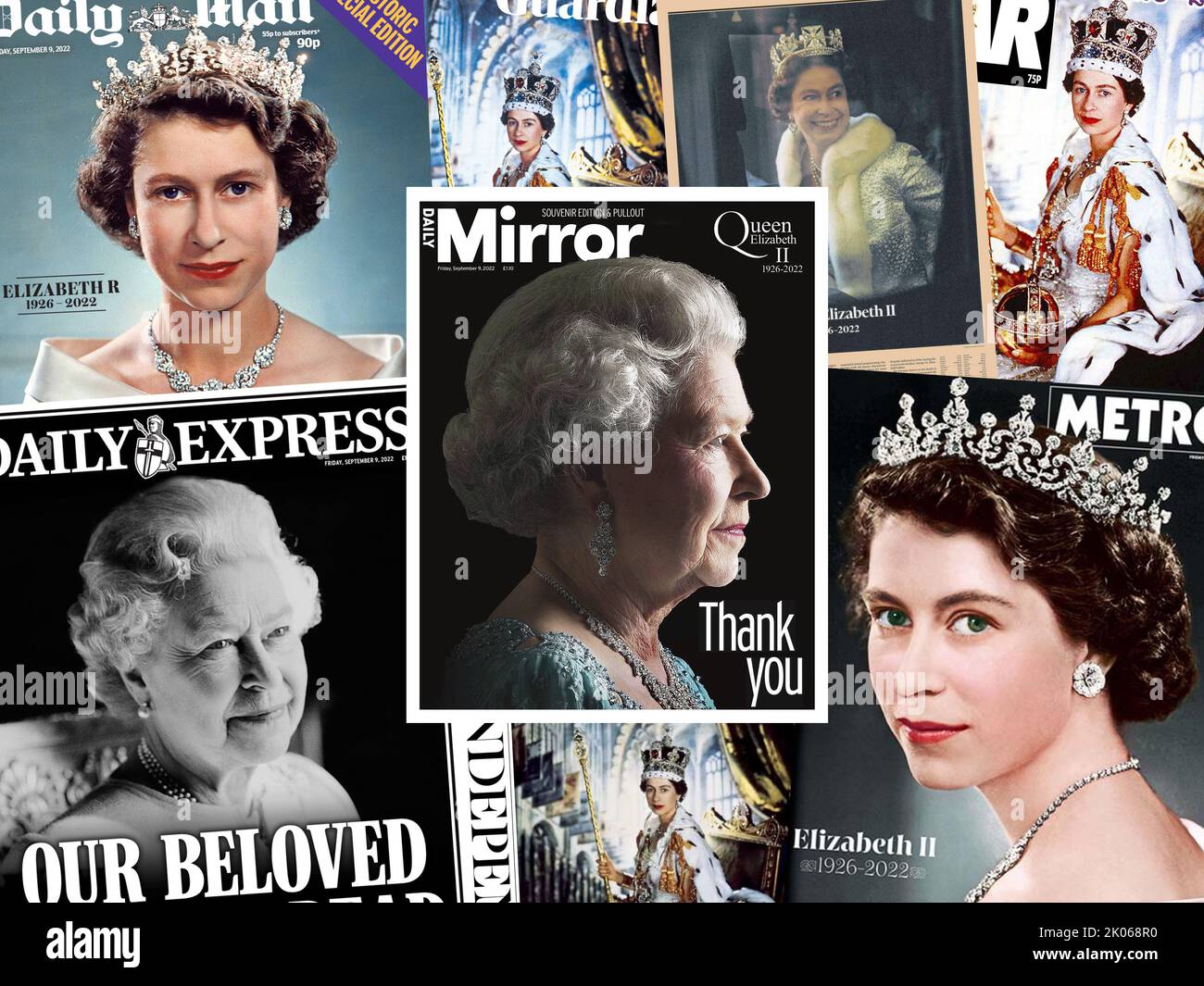 Uk Newspapers Marking The Passing Of Queen Elizabeth Ii On September 8th 2022 The Papers 4888