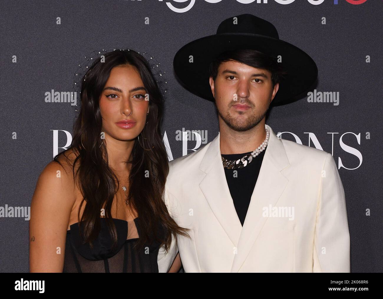 Julia Moshy, Andrew Warren attends 2022 Harper's Bazaar ICONS ...