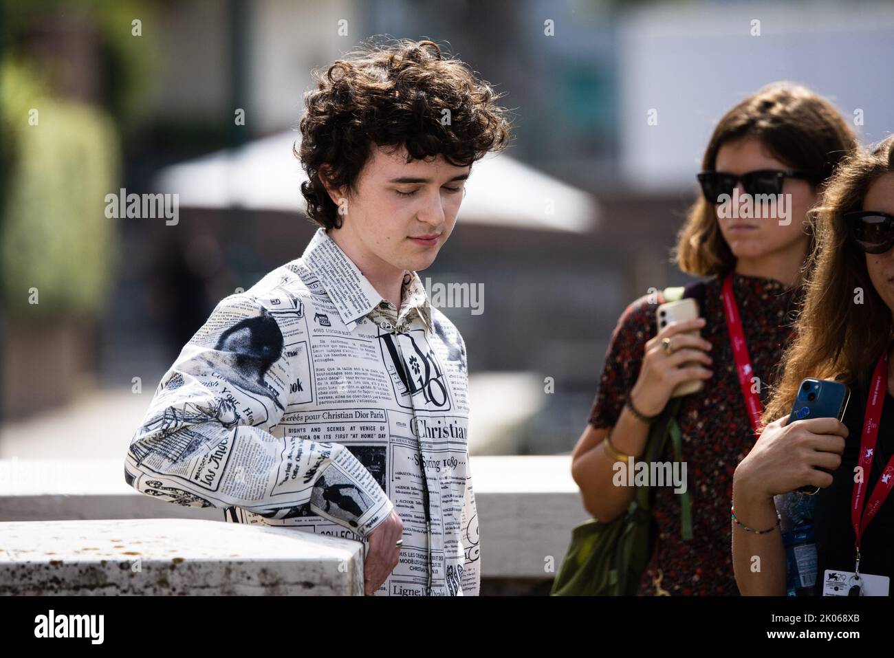 Australian actor Zen McGrath leaves the "The Son" photocall at the 79th ...
