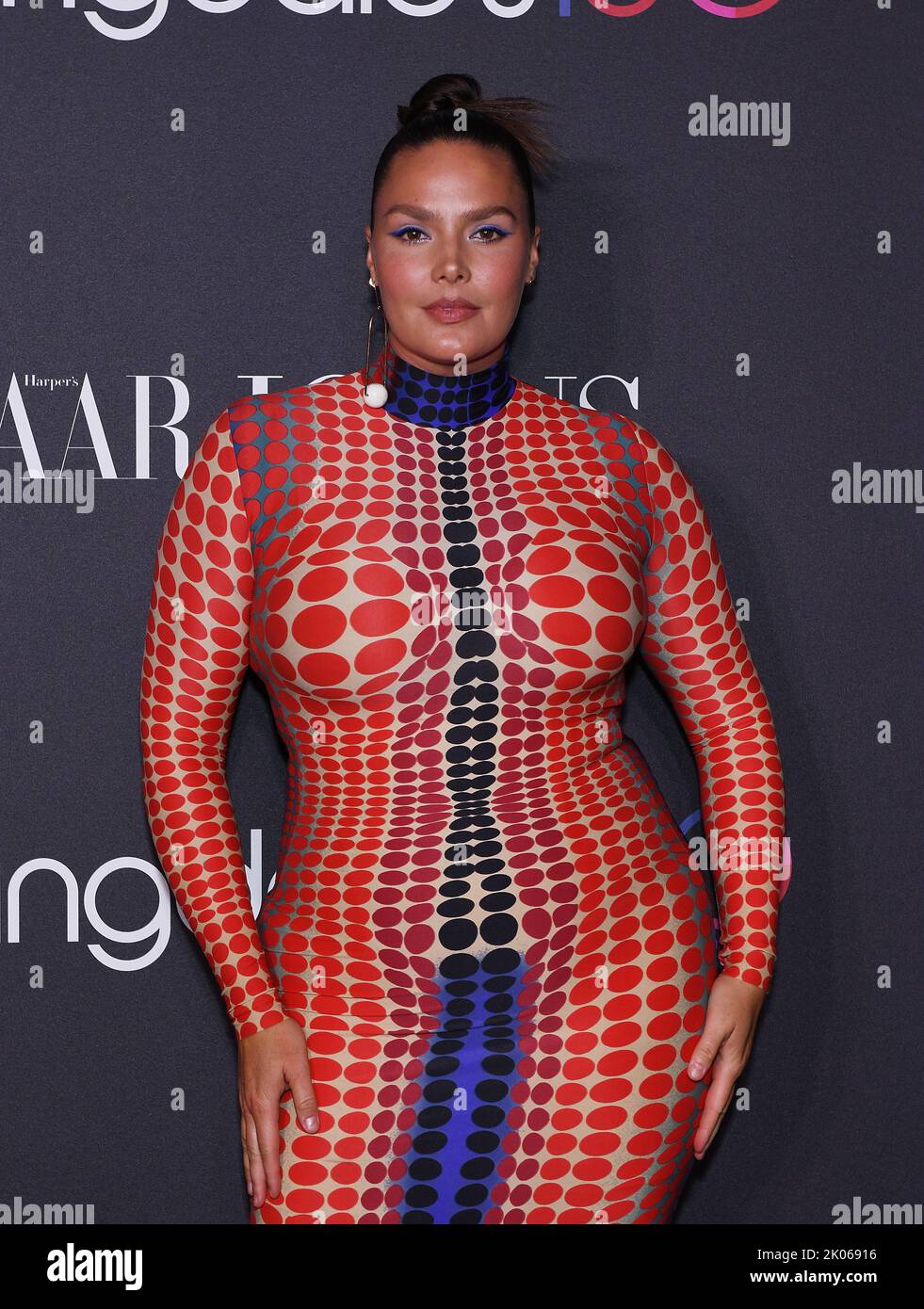 Candice Huffine attends 2022 Harper's Bazaar ICONS & Bloomingdale's ...