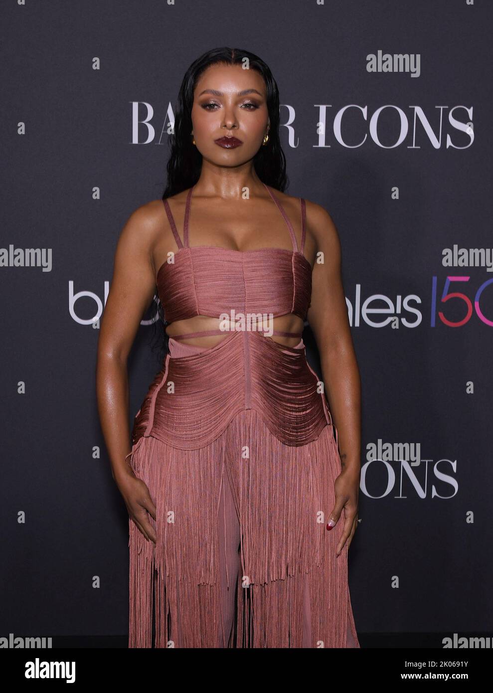 Kat Graham attends 2022 Harper's Bazaar ICONS & Bloomingdale's 150th ...
