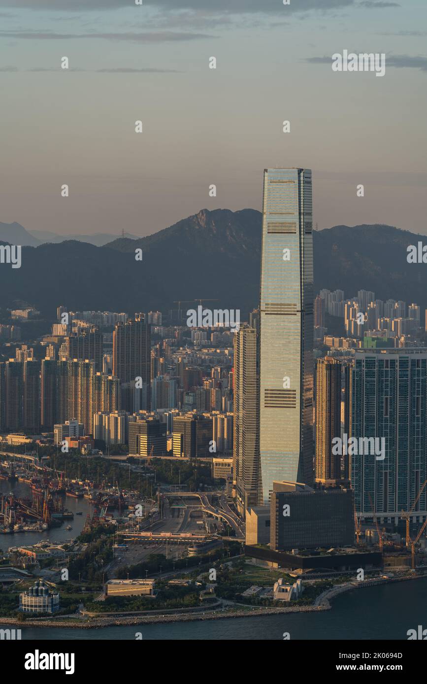 ICC Tower, View from the Peak. (August 2022 Stock Photo - Alamy