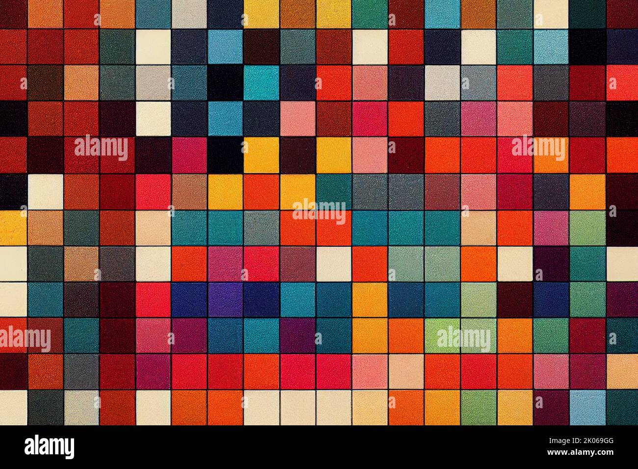 Tiny squares different color pattern background. Colorful wallpaper ...