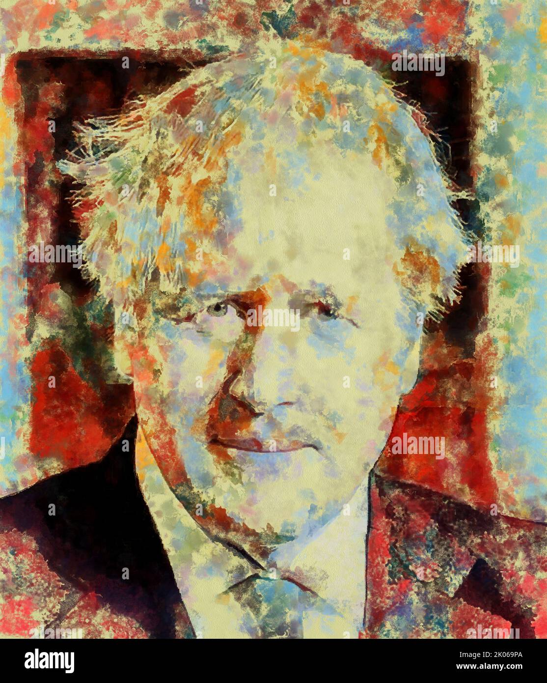 Boris johnson portrait eyes hi-res stock photography and images - Alamy