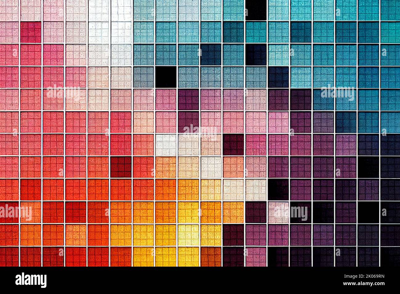 Tiny squares different color pattern background. Colorful wallpaper ...