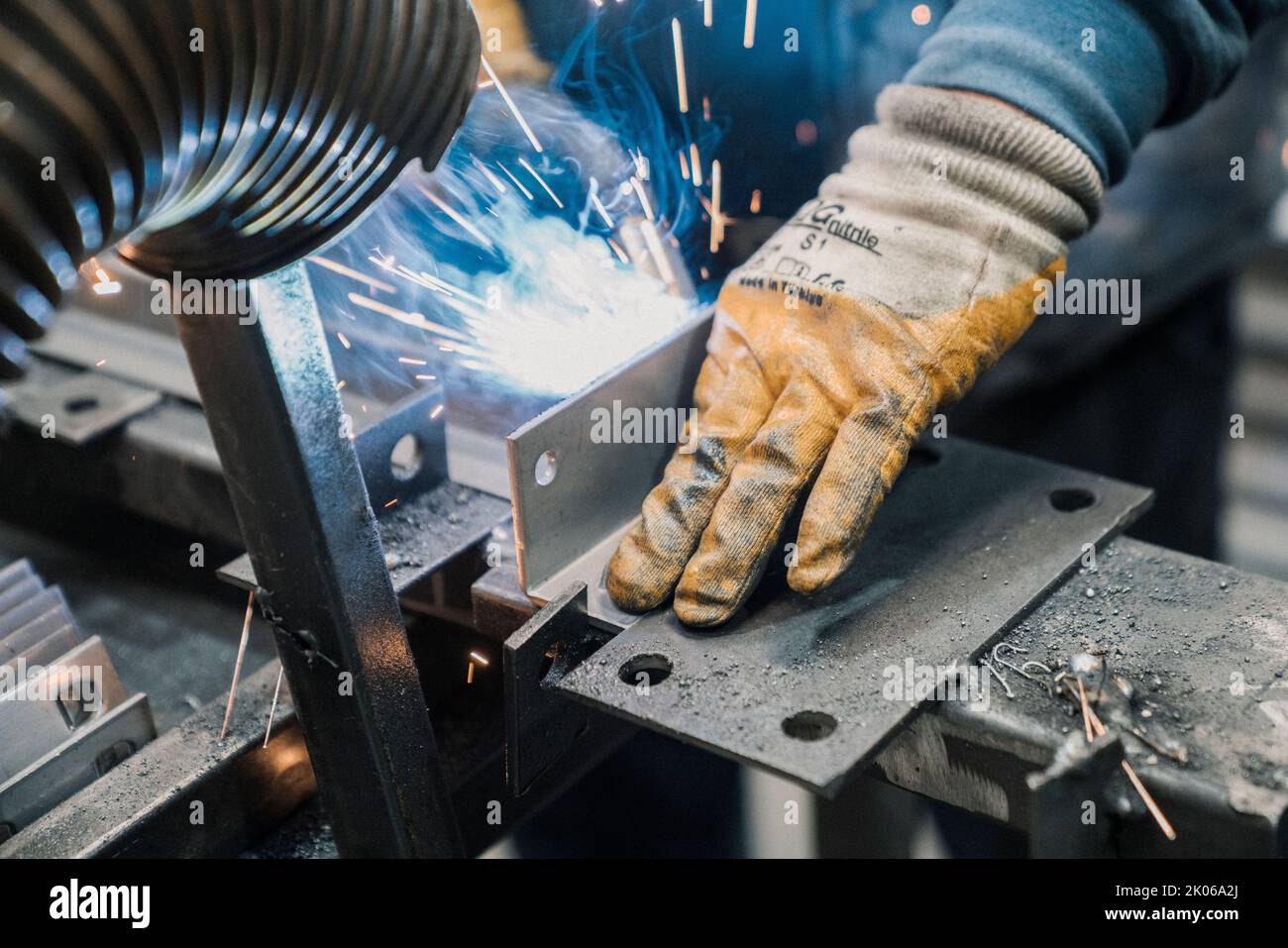 iron joinery factory Stock Photo - Alamy