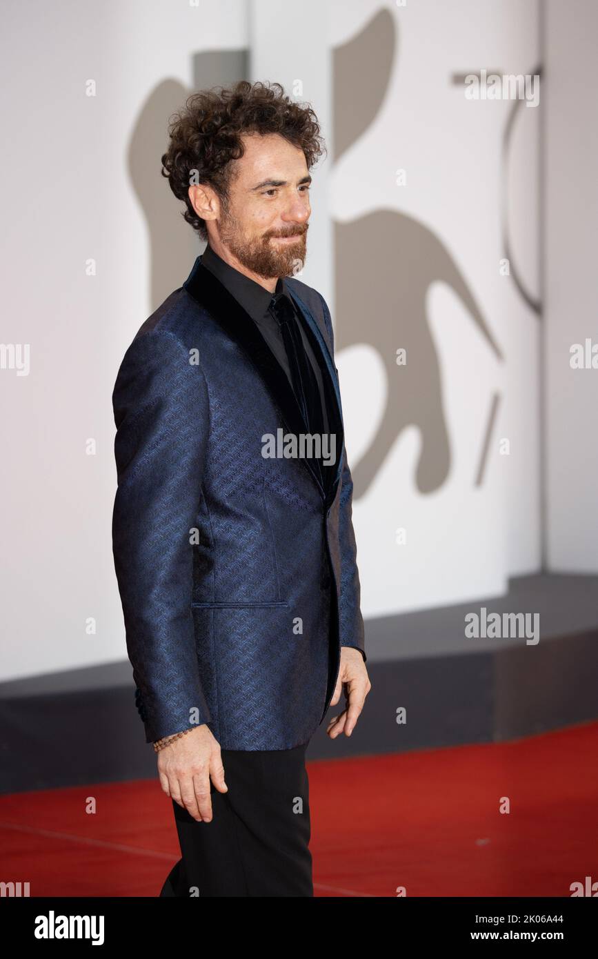 Elio Germano attends the "Il Signore Delle Formiche" red carpet at the ...