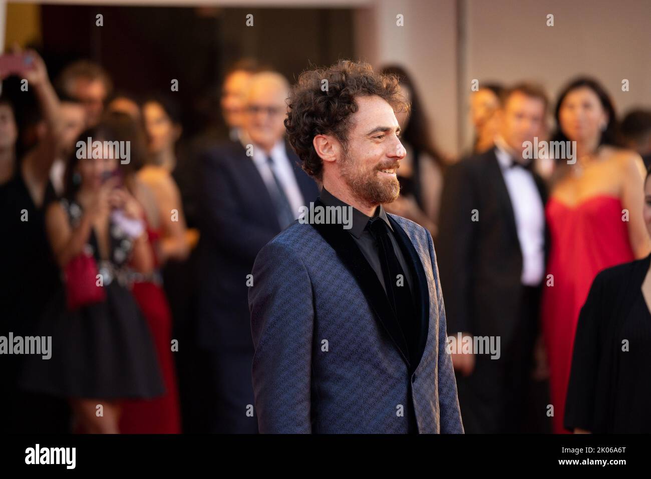 Elio Germano attends the "Il Signore Delle Formiche" red carpet at the ...