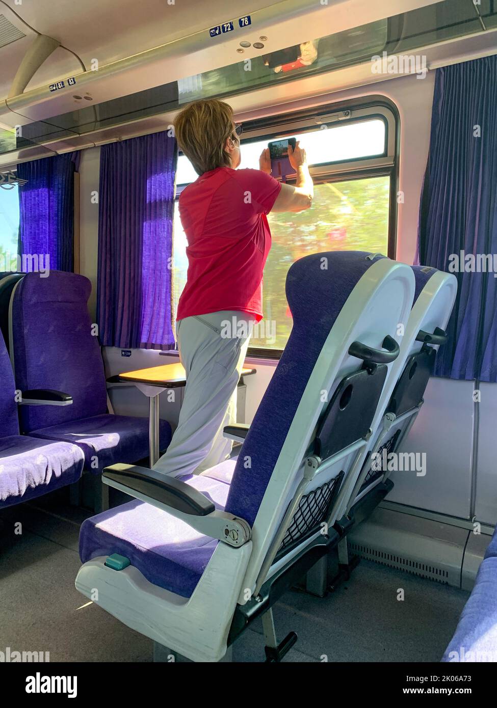 Travelling train from athens hi-res stock photography and images - Alamy