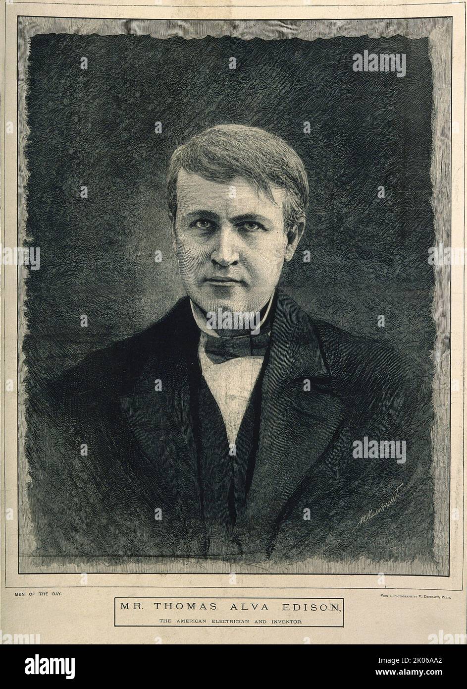 Thomas edison illustration hi-res stock photography and images - Alamy
