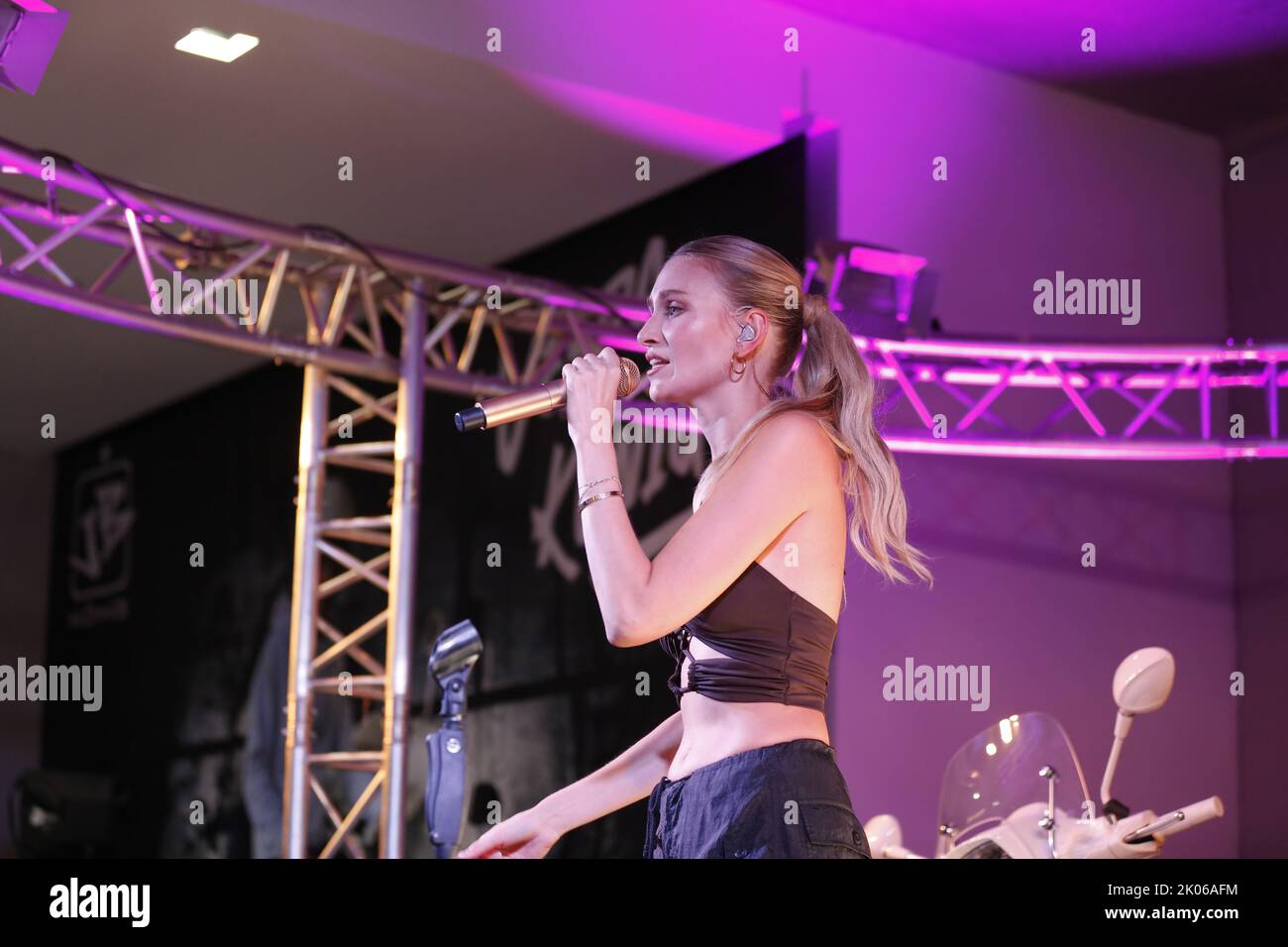 09/08/2022, Berlin, Germany, singer Carolin Niemczyk from Electropop ...
