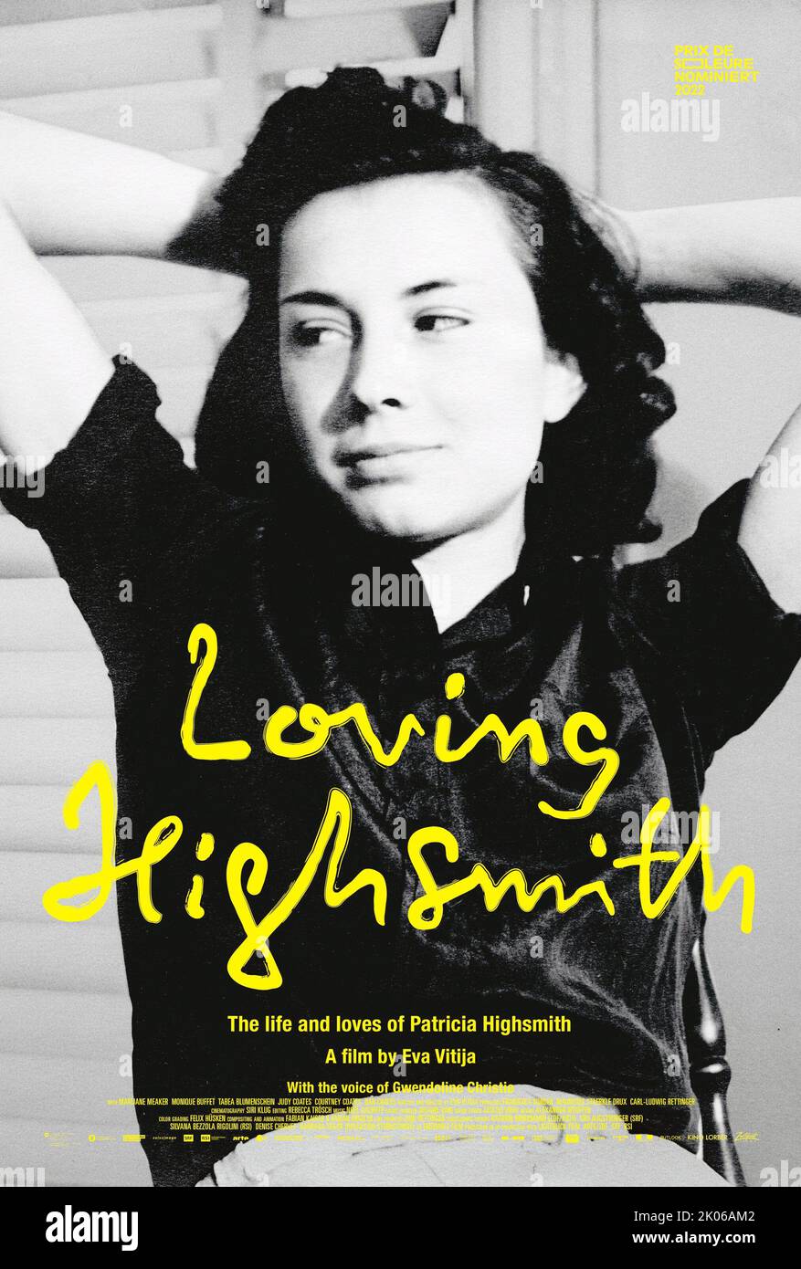 LOVING HIGHSMITH, poster, Patricia Highsmith, 2022. © Kino Lorber ...