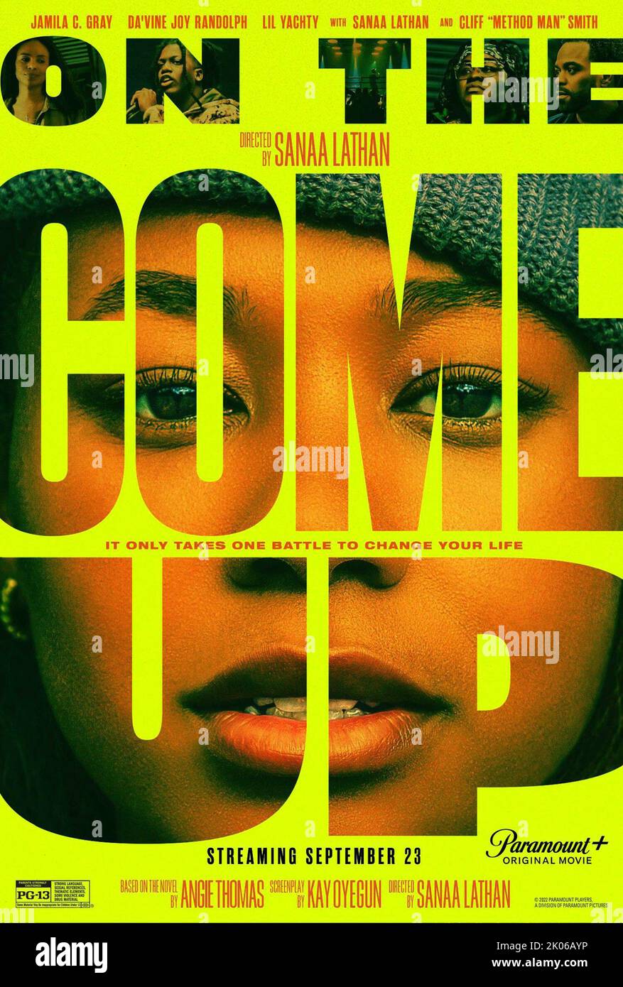 ON THE COME UP, US poster, Jamila Gray, 2022. © Paramount Pictures ...