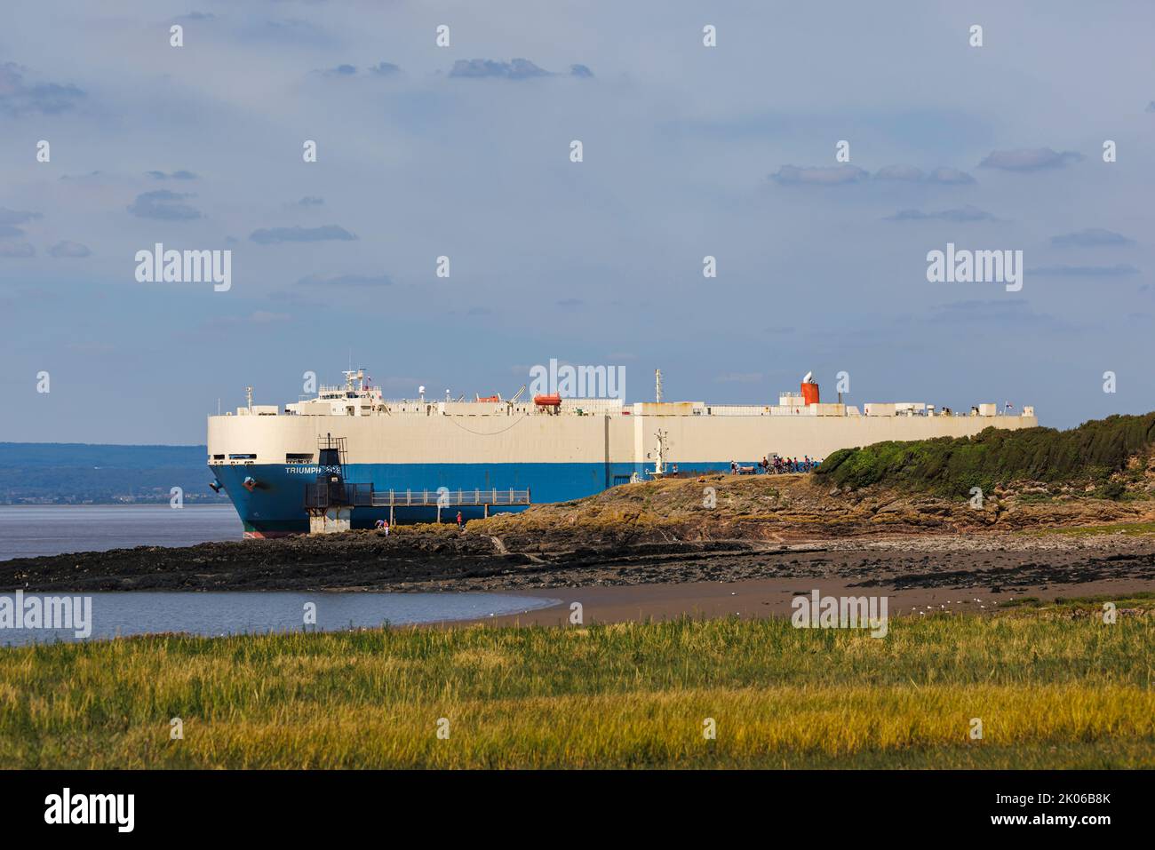 Triumph Ace heading out to sea Stock Photo - Alamy