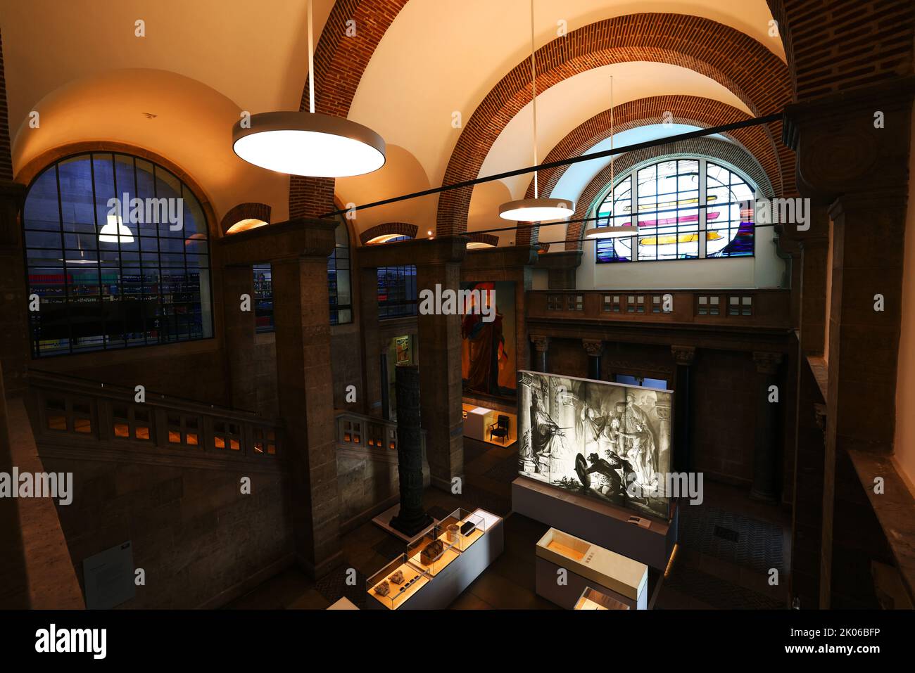 Nürnberg, Nürnberg Museum, Kunst, Gewölbe, Germanisches Nationalmuseum oder Deutsches Museum in ...