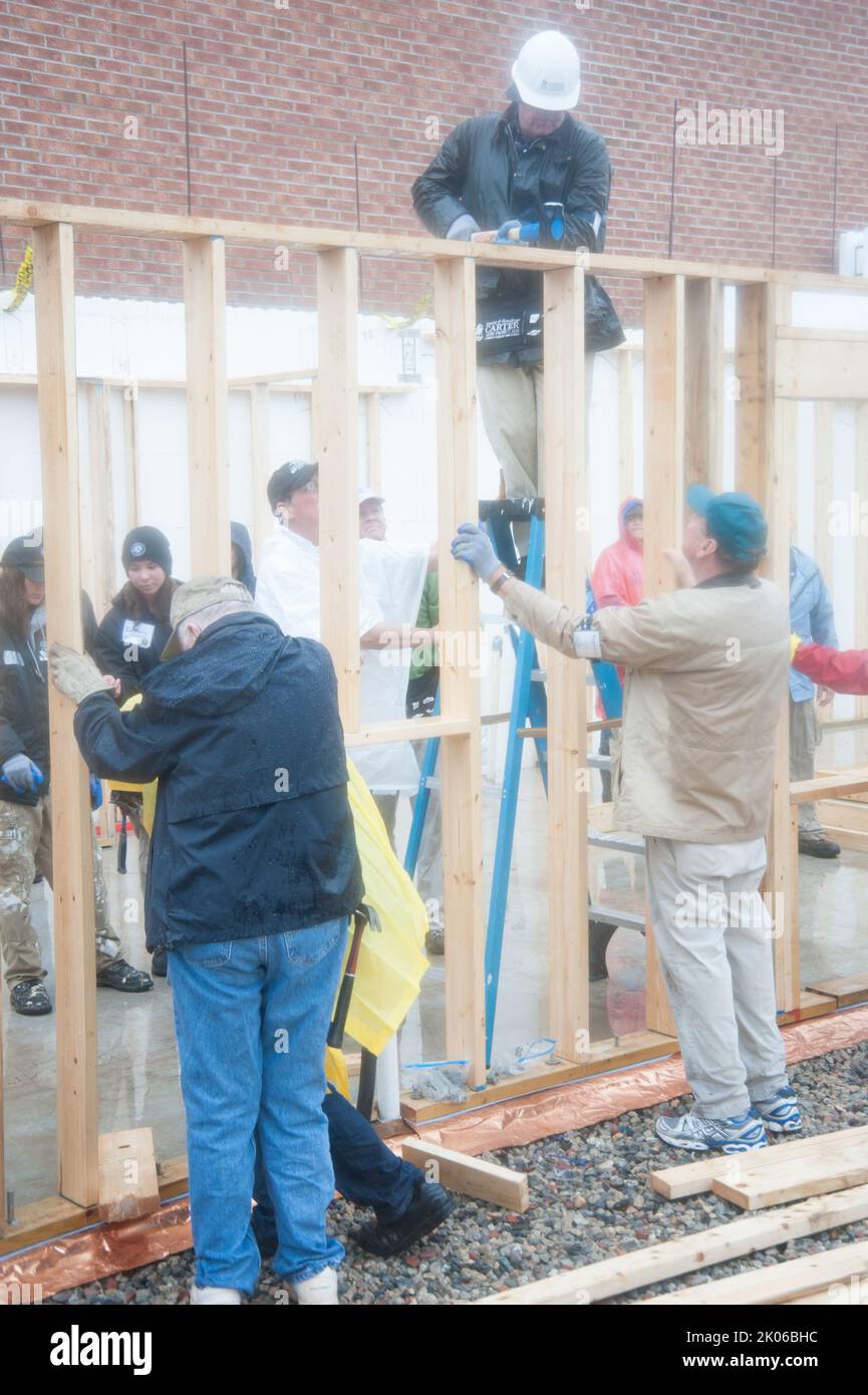 Volunteer build activities for World Habitat Day: 27th Annual Carter ...