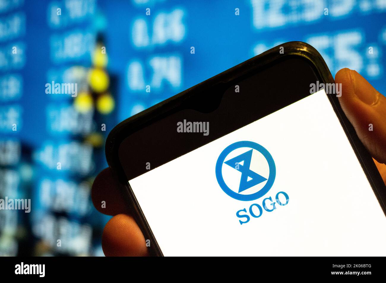 In this photo illustration, the Japanese department store chain Sogo ...