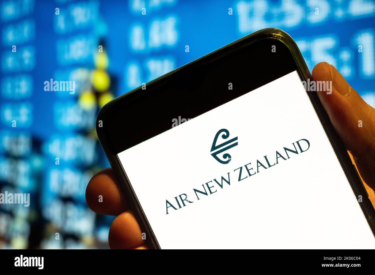 In this photo illustration, the New Zealand's flag carrier airline Air ...