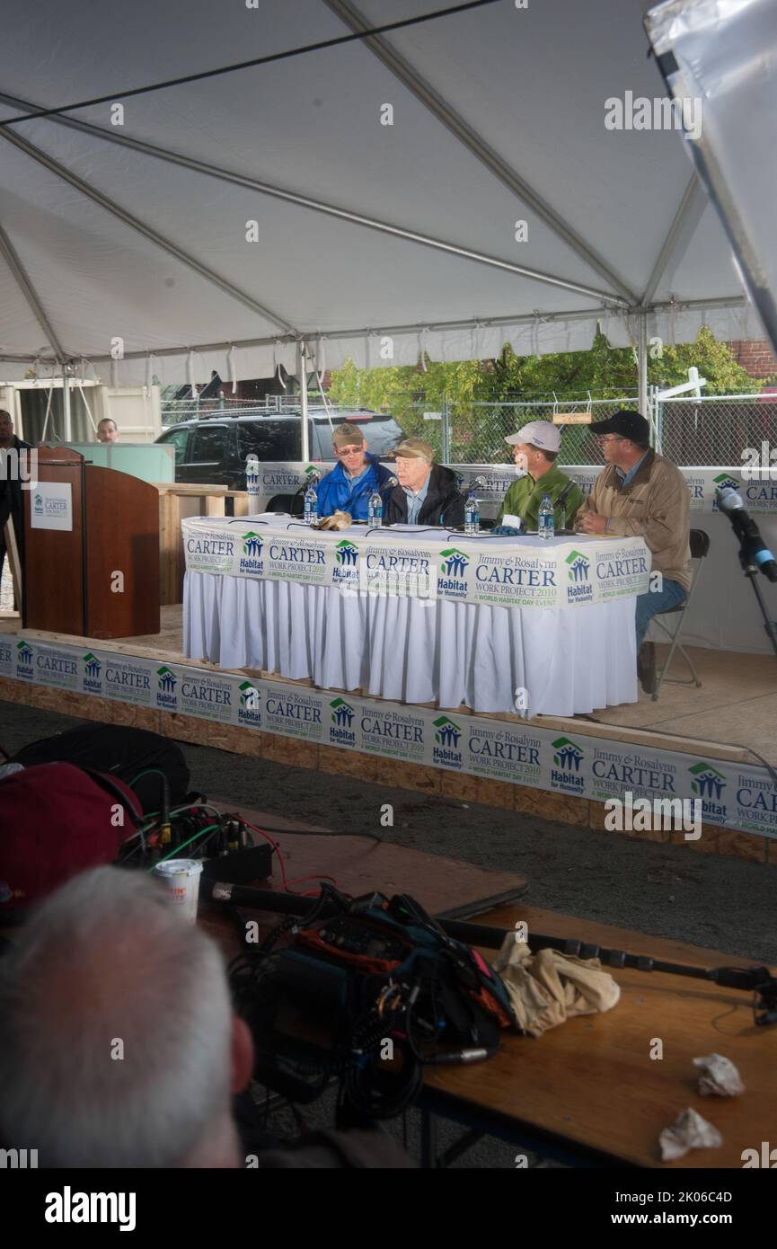 Volunteer build activities for World Habitat Day: 27th Annual Carter ...