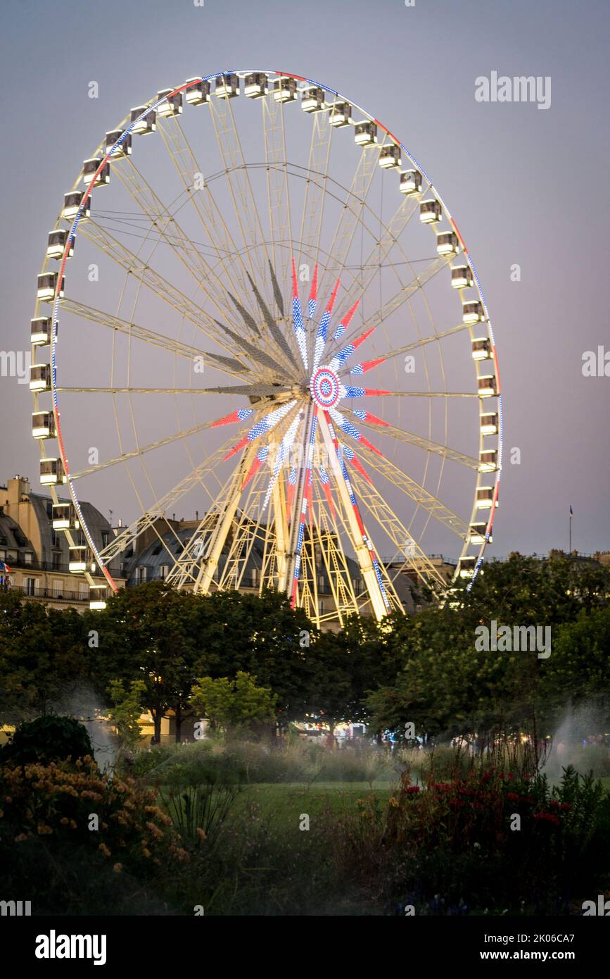 Grande Roue De Paris, Big Wheel, a Ferris wheel in Jardin des Tuileries ...