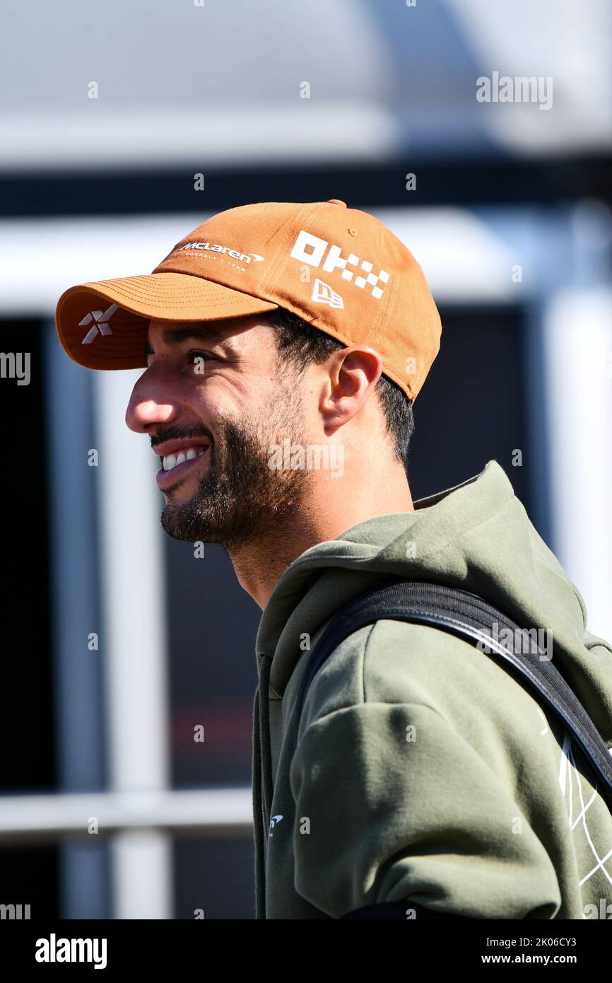 Monza, Mezzolombardo, Italy. 9th Sep, 2022. Australian driver DANIEL ...