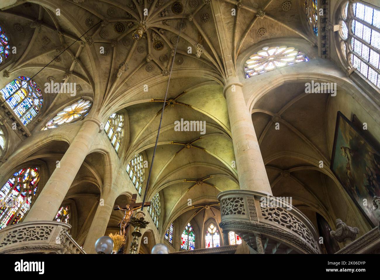 Saint-Étienne-du-Mont church, Gothic church that contains the shrine of ...