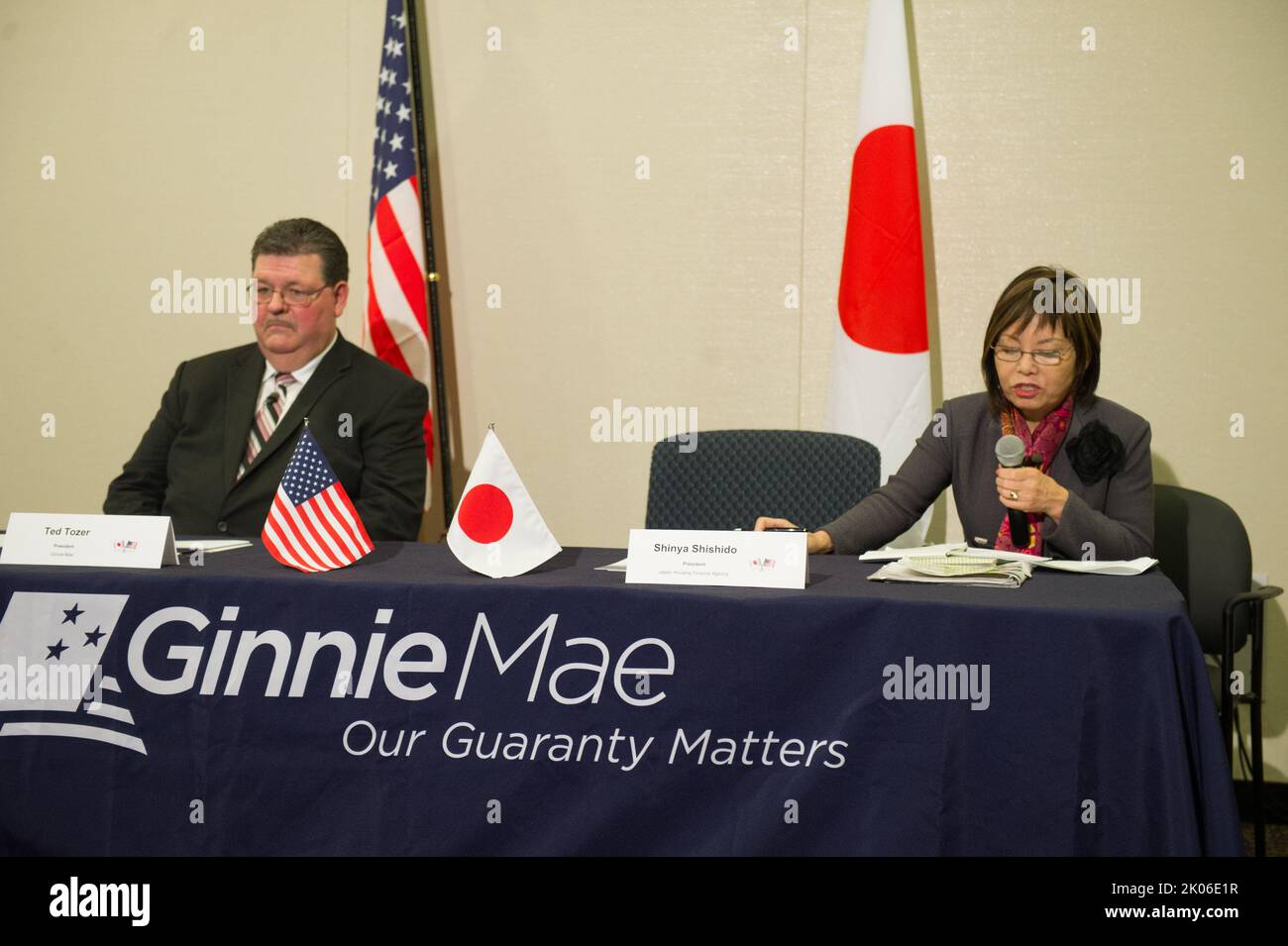 Signing event for Memorandum of Understanding between Ginnie Mae and ...