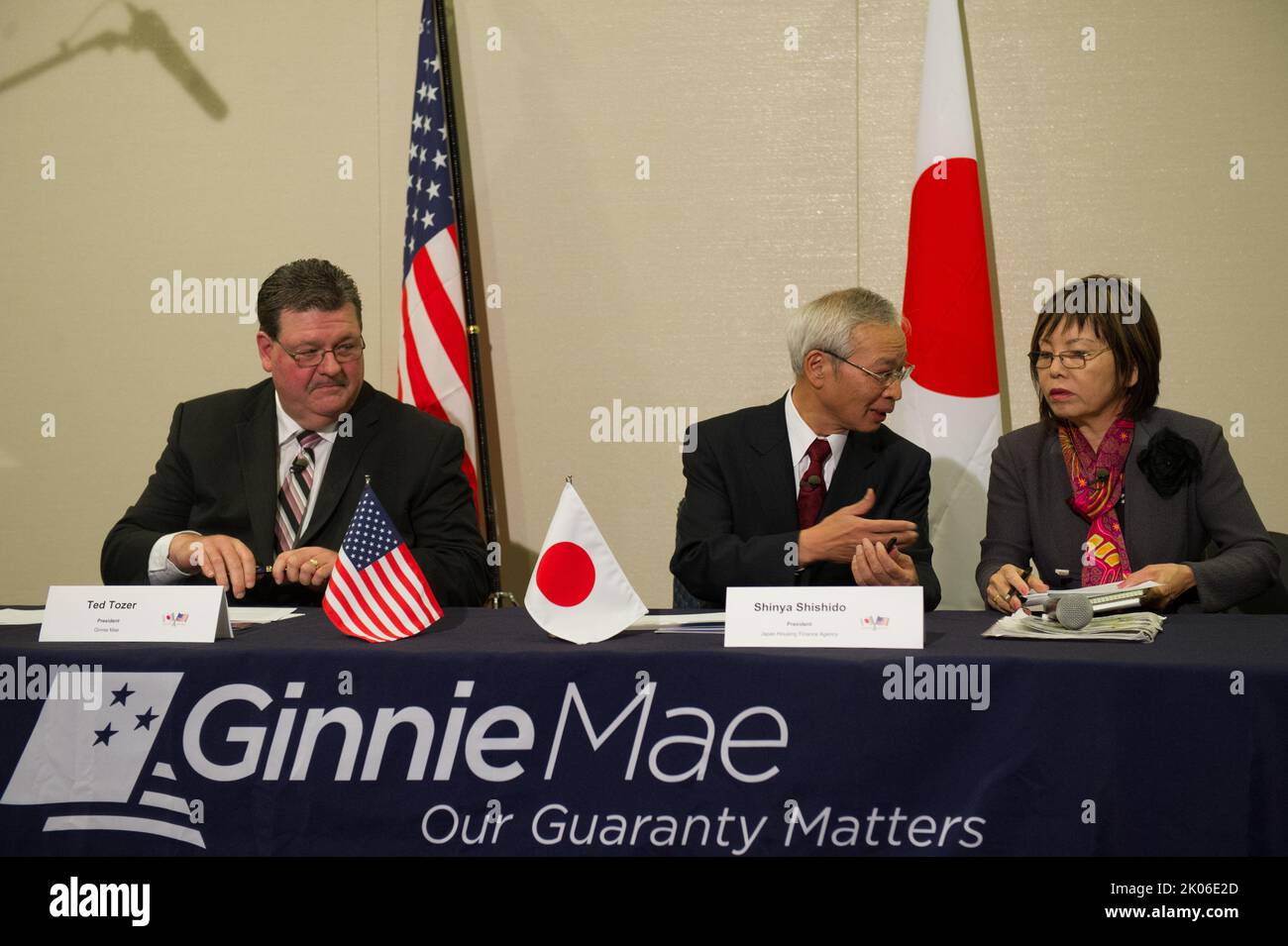 Signing event for Memorandum of Understanding between Ginnie Mae and ...