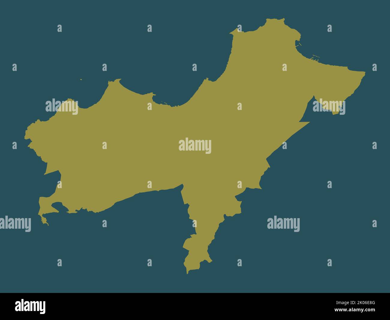 Oran, province of Algeria. Solid color shape Stock Photo - Alamy