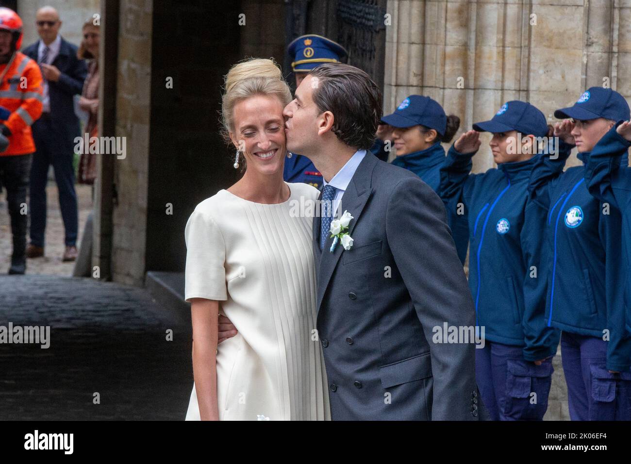 Princess Maria Laura and William Isvy pictured after the official ...