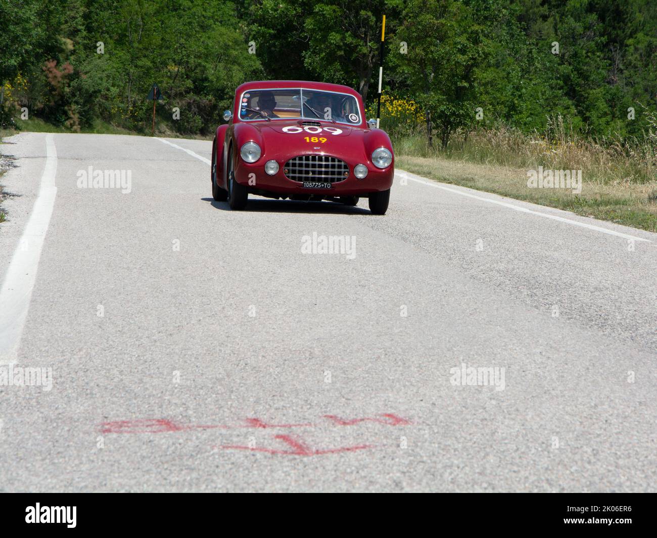 URBINO - ITALY - JUN 16 - 2022 : ERMINI 1100 BERLINETTA MOTTO 1950 on ...