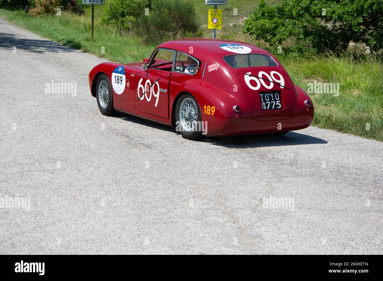 URBINO - ITALY - JUN 16 - 2022 : ERMINI 1100 BERLINETTA MOTTO 1950 on ...