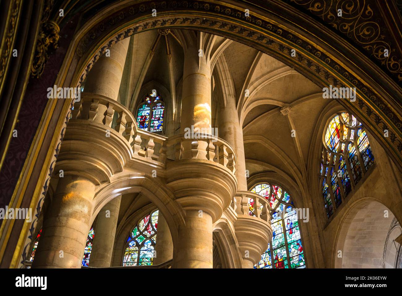 Saint-Étienne-du-Mont church, Gothic church that contains the shrine of ...