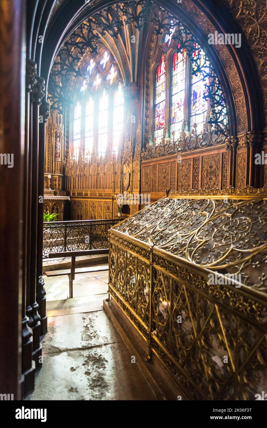 Chasse or reliquary for the surviving relics of Saint Genevieve (19th c ...