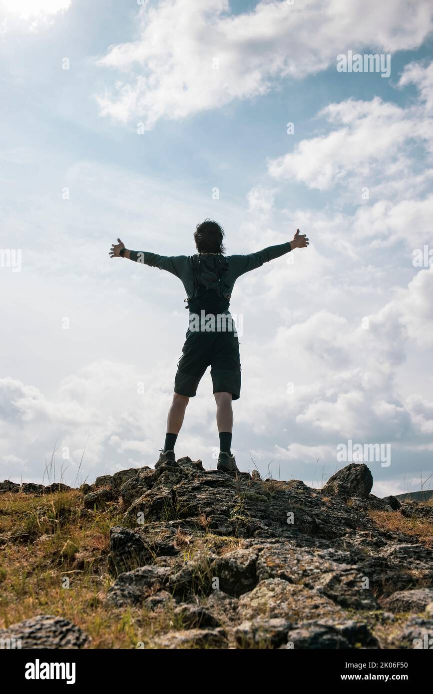 Asian runner men focus hi-res stock photography and images - Alamy