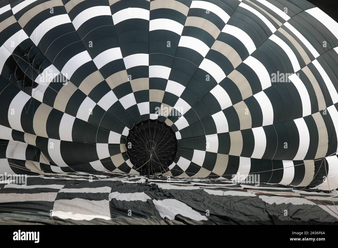 Bucharest, Romania - August 27, 2022: Details with a hot air balloon ...