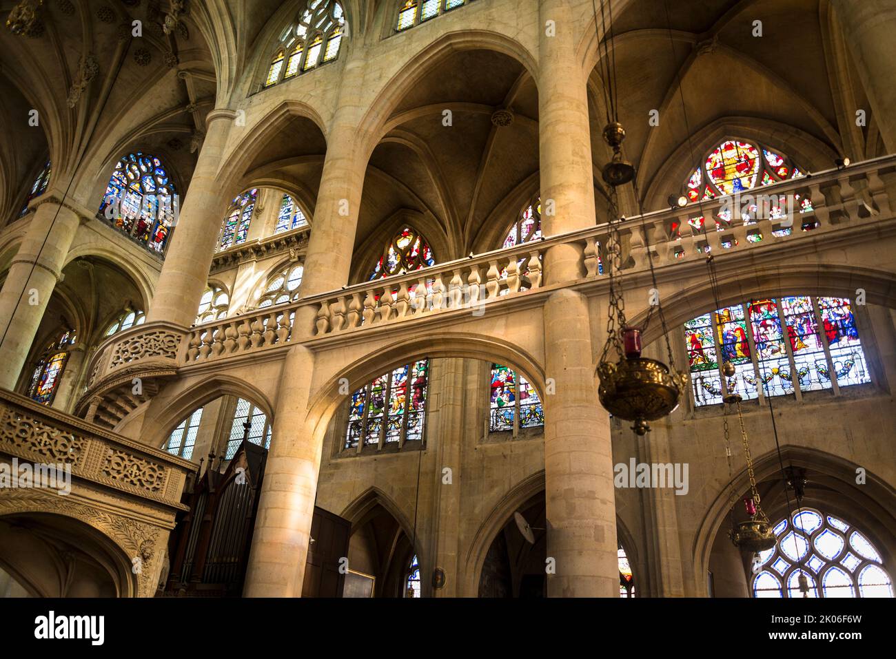 Saint-Étienne-du-Mont church, Gothic church that contains the shrine of ...
