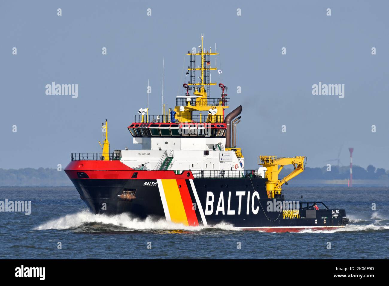 German coastguard's emergency towing vessel BALTIC off Cuxhaven Stock Photo - Alamy