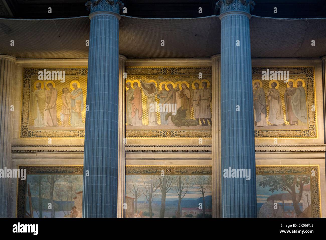 The Panthéon, a Neoclassical monument that is since French Revolution ...