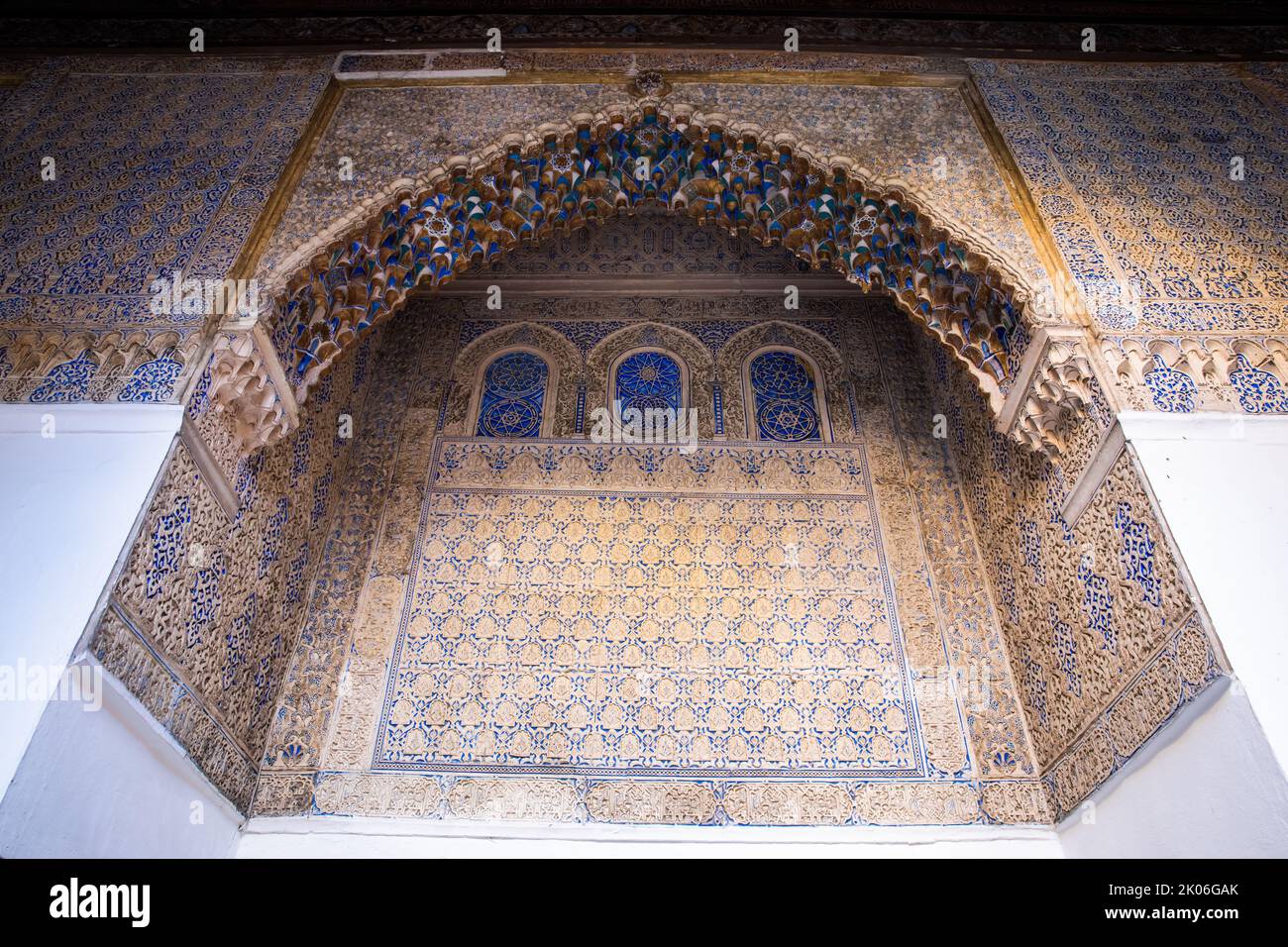 Seville, Spain - October 10: The Royal Alcazars of Seville, known as al ...