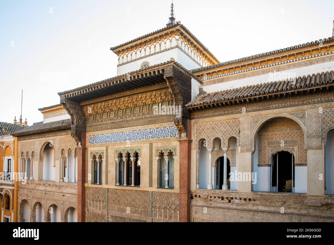 Seville, Spain - October 10: The Royal Alcazars of Seville, known as al ...