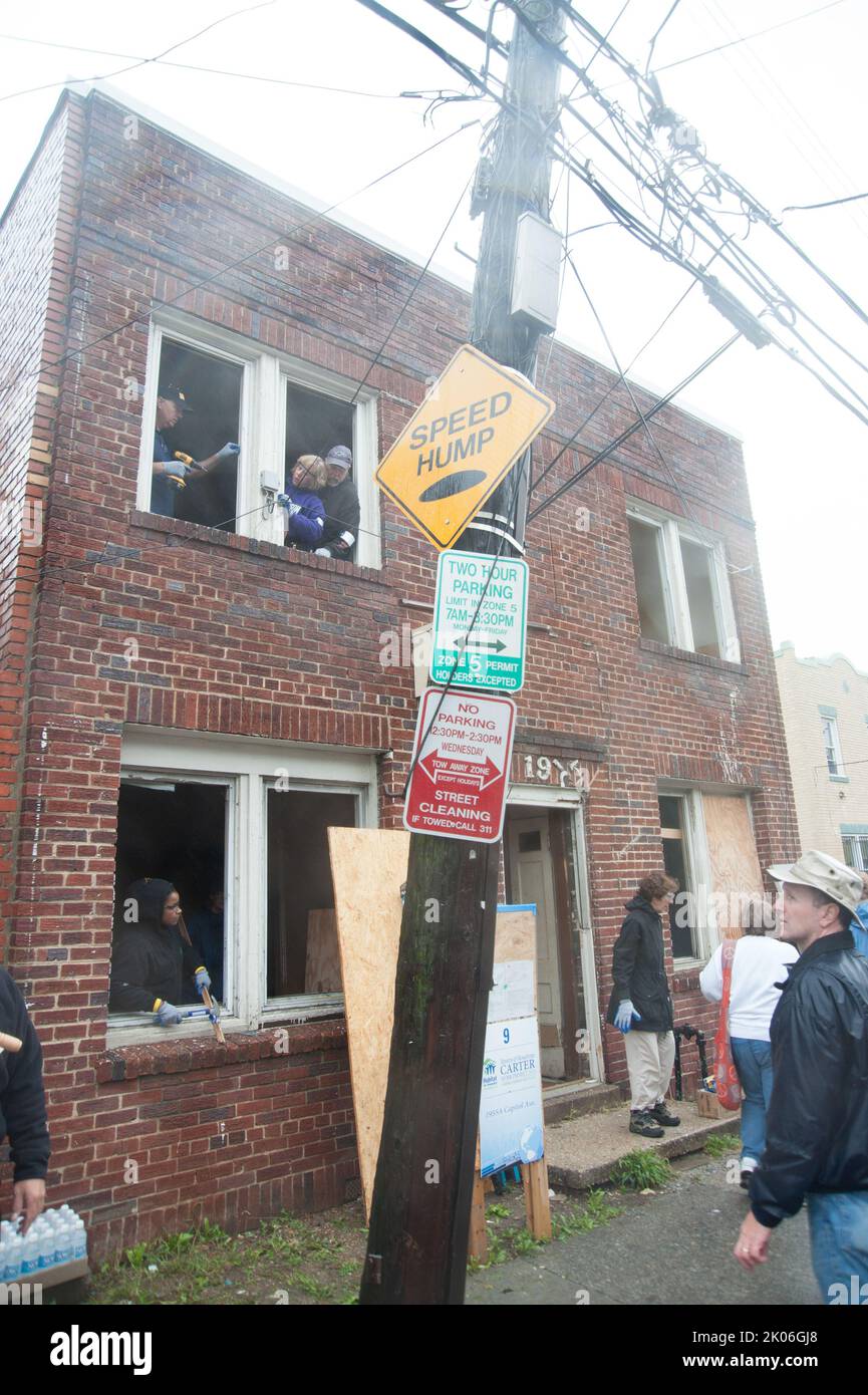 Volunteer build activities for World Habitat Day: 27th Annual Carter ...