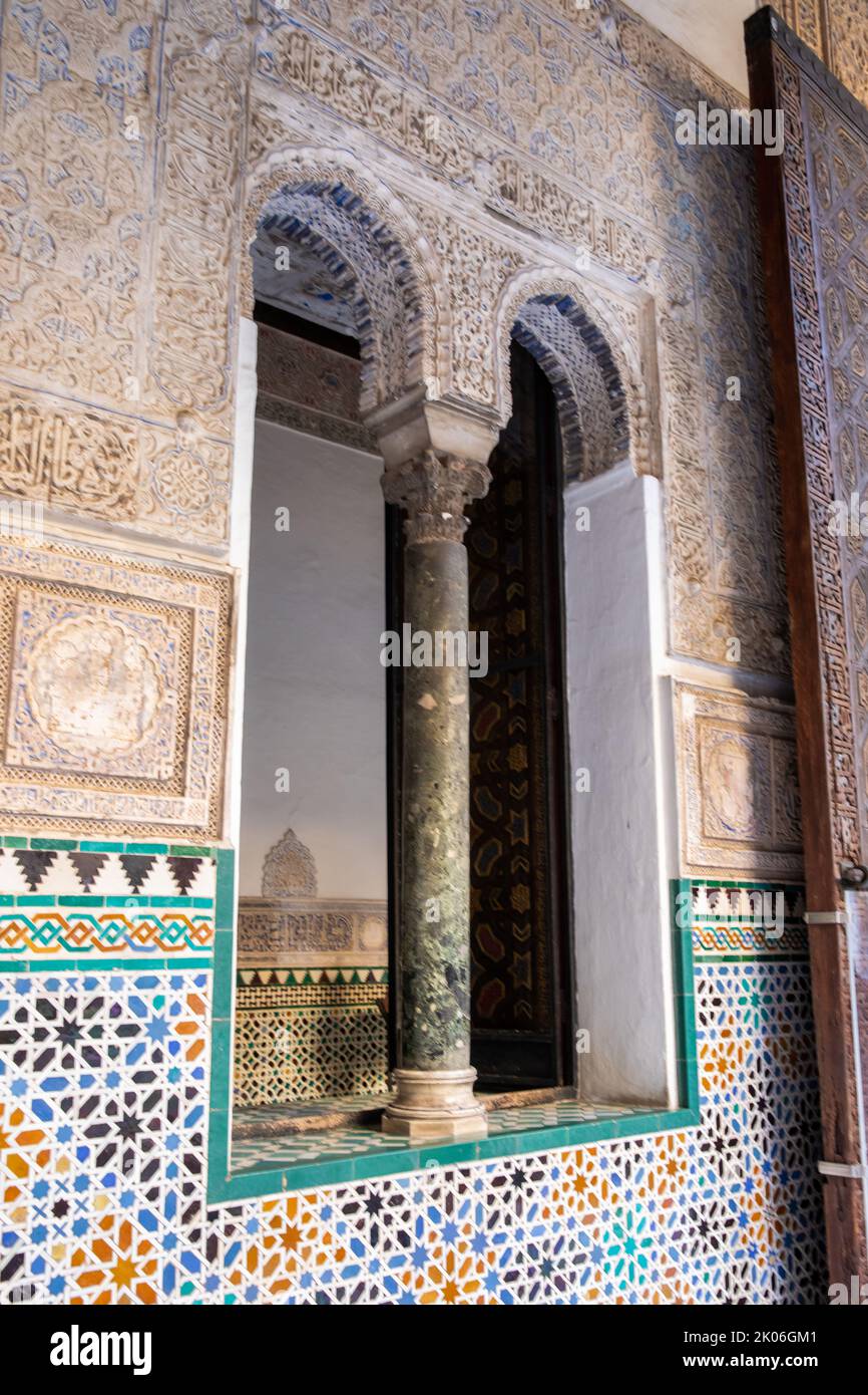 Seville, Spain - October 10: The Royal Alcazars of Seville, known as al ...
