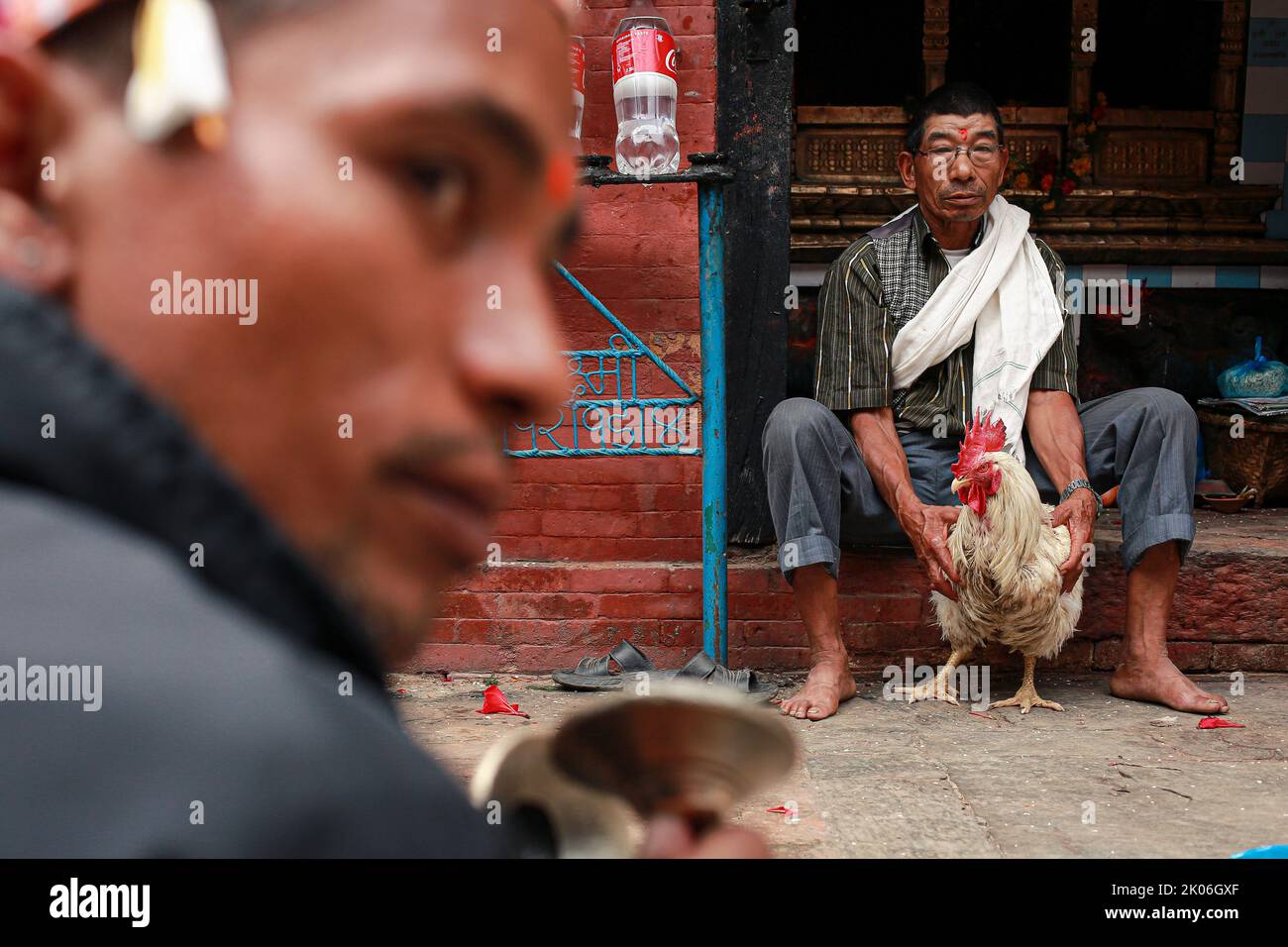 Traditional newari musical instruments hi-res stock photography and ...