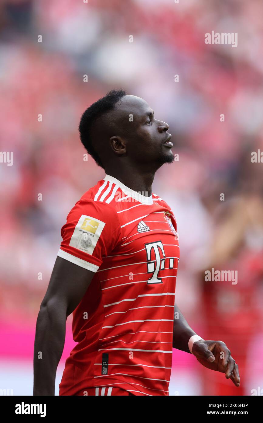 Sadio Mane of Bayern Muenchen FC Bayern MŸnchen - Borussia ...