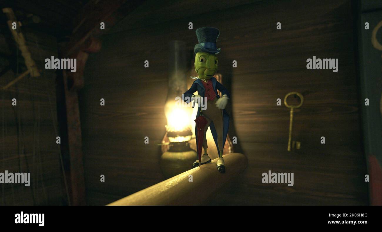 PINOCCHIO, Jiminy Cricket (voice: Joseph Gordon-Levitt), 2022. © Walt Disney Studios Motion ...