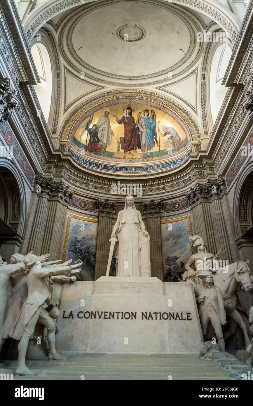 The National Convention monument by François-Léon Siccard (1921), The ...