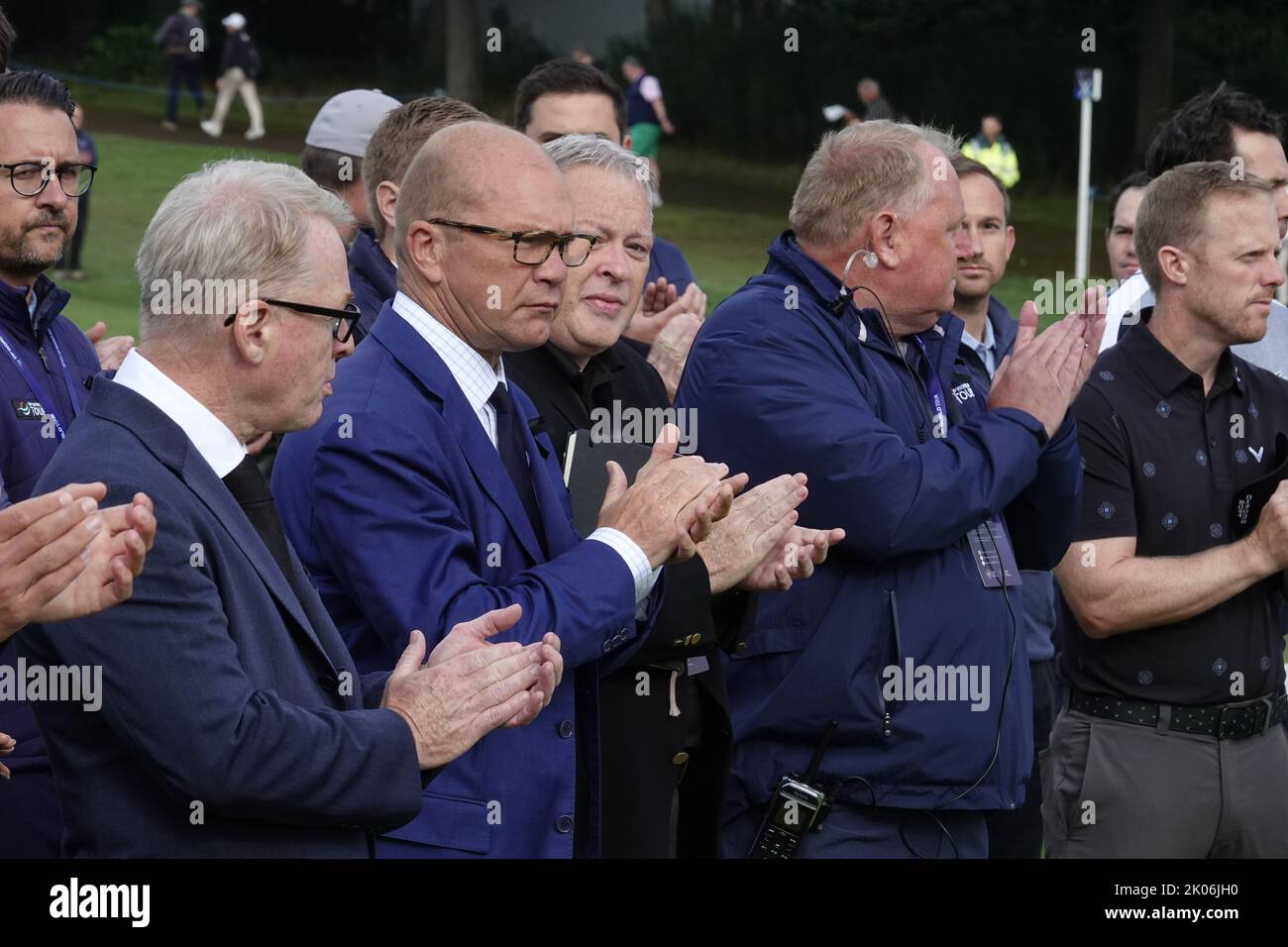 Wentworth, Surrey, UK. 10th Sep, 2022. DP World Tour senior personnel ...