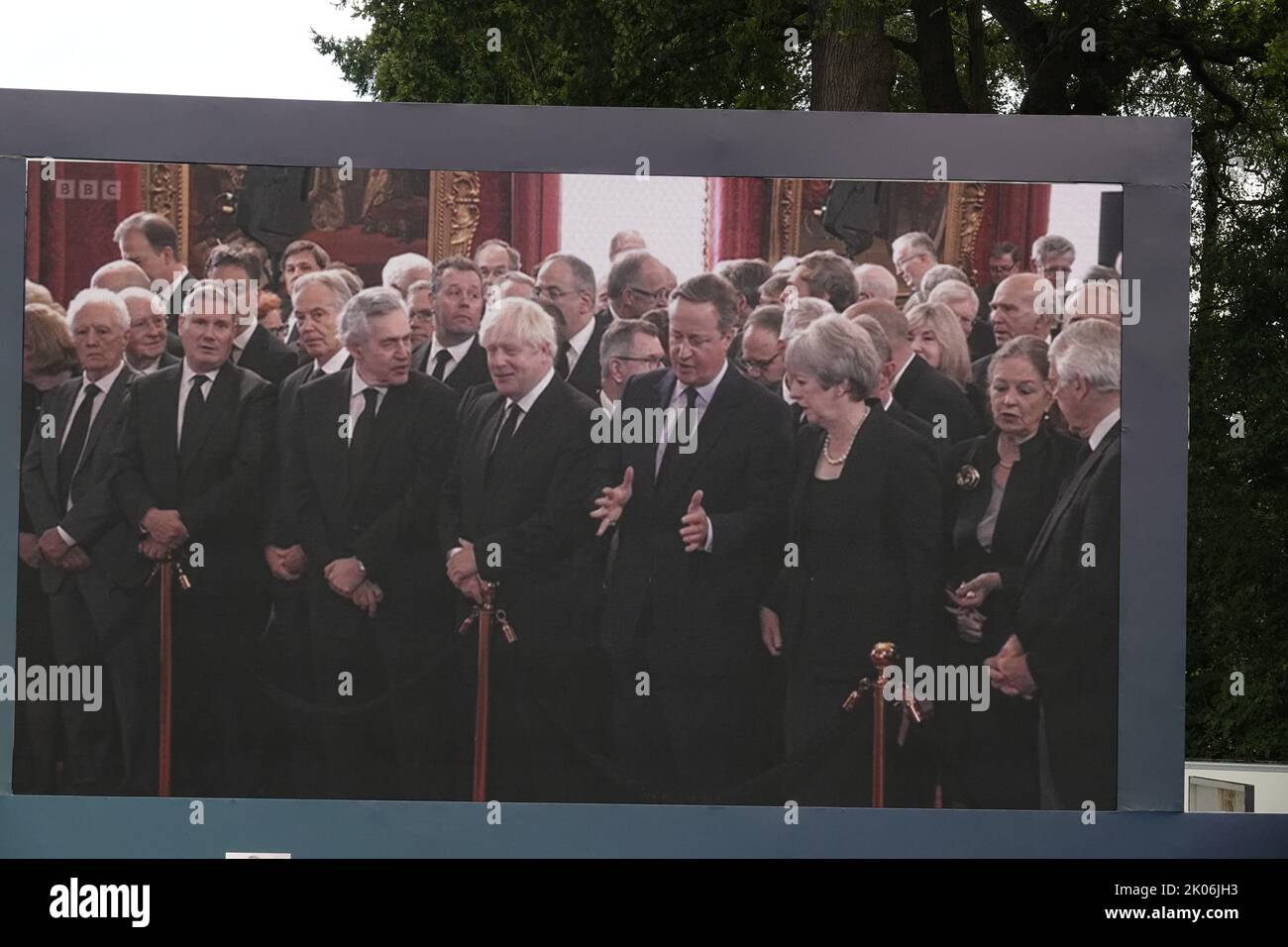 Wentworth, Surrey, UK. 10th Sep, 2022. Ex Prime ministers wait of the Proclamation ceremony at ...