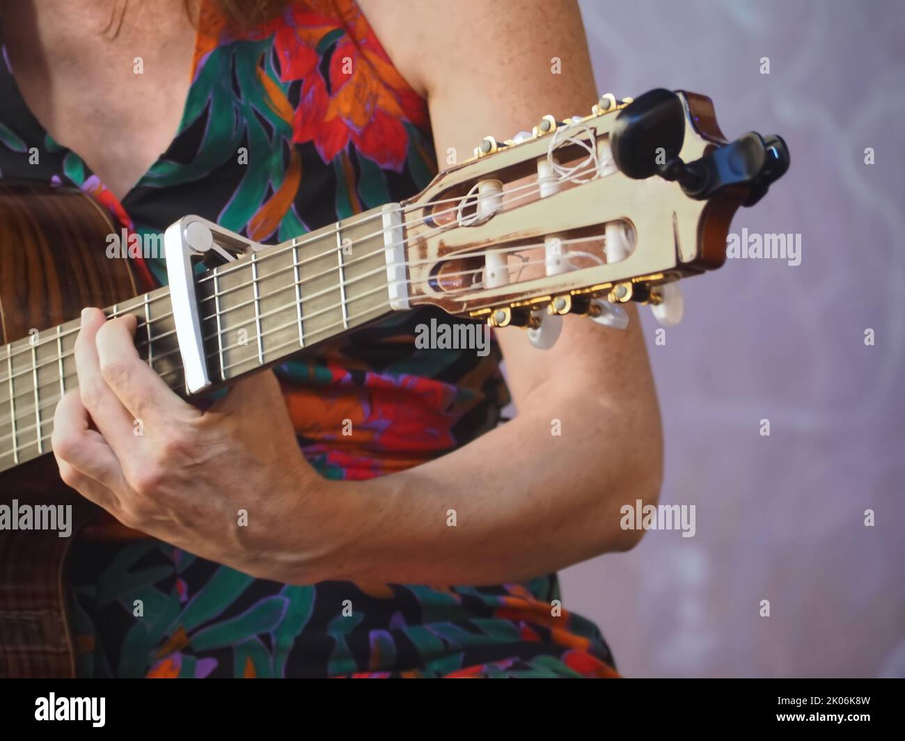 Music teacher plays hi-res stock photography and images - Alamy